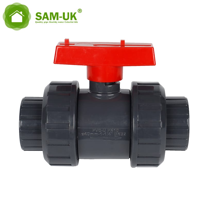 PVC BALL VALVE DOUBLE UNION (SOCKET) – Hussein Electrical and Hardware